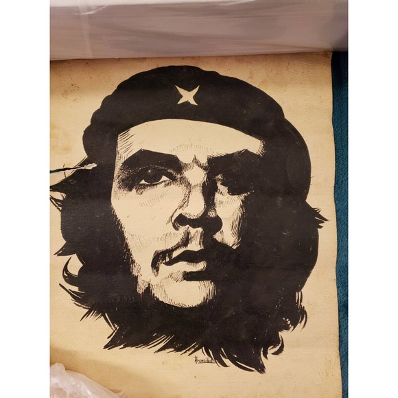 art | Art | Ernesto Che Guevara Ink Drawing Original Signed Vintage ...
